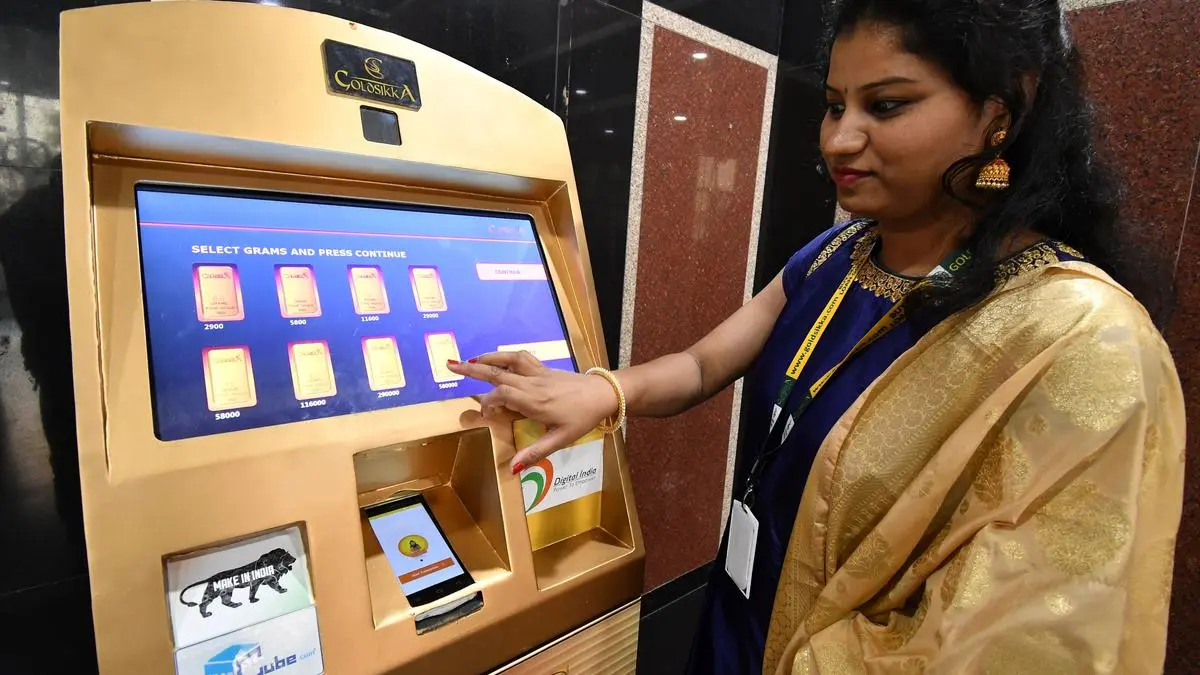 Goldsikka unveils gold-melting ATM – The Hindu Busi...